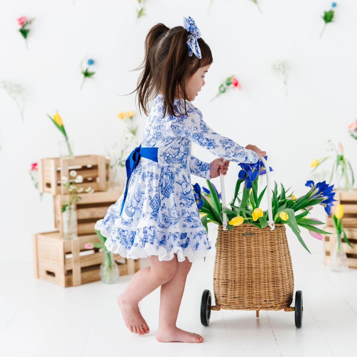 Hoppy You're Hare Party Dress & Shorts Set