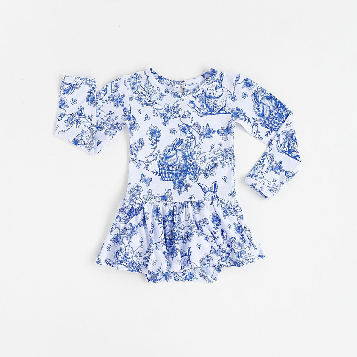 Hoppy You're Hare Ruffle Dress