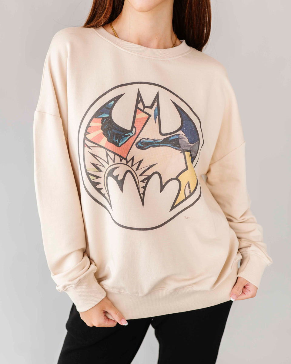 BATMAN DC Comics™ Adult Sweatshirt - Beige