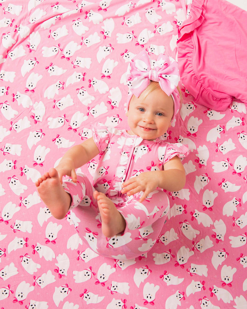 BOOsties Forever Ruffle Bum Bum Blanket