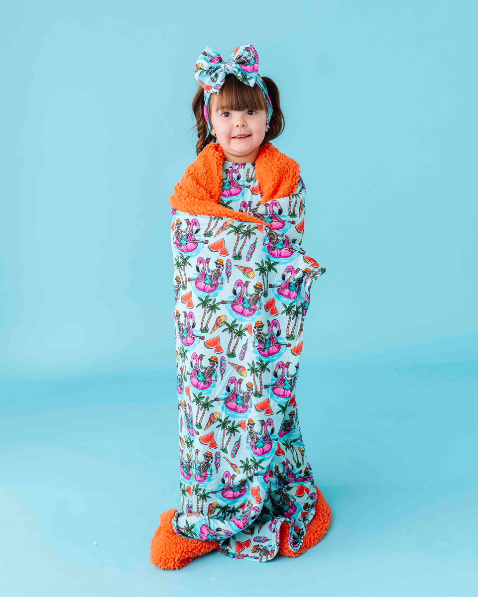 Bone Chillin Bum Bum Blanket - Plush