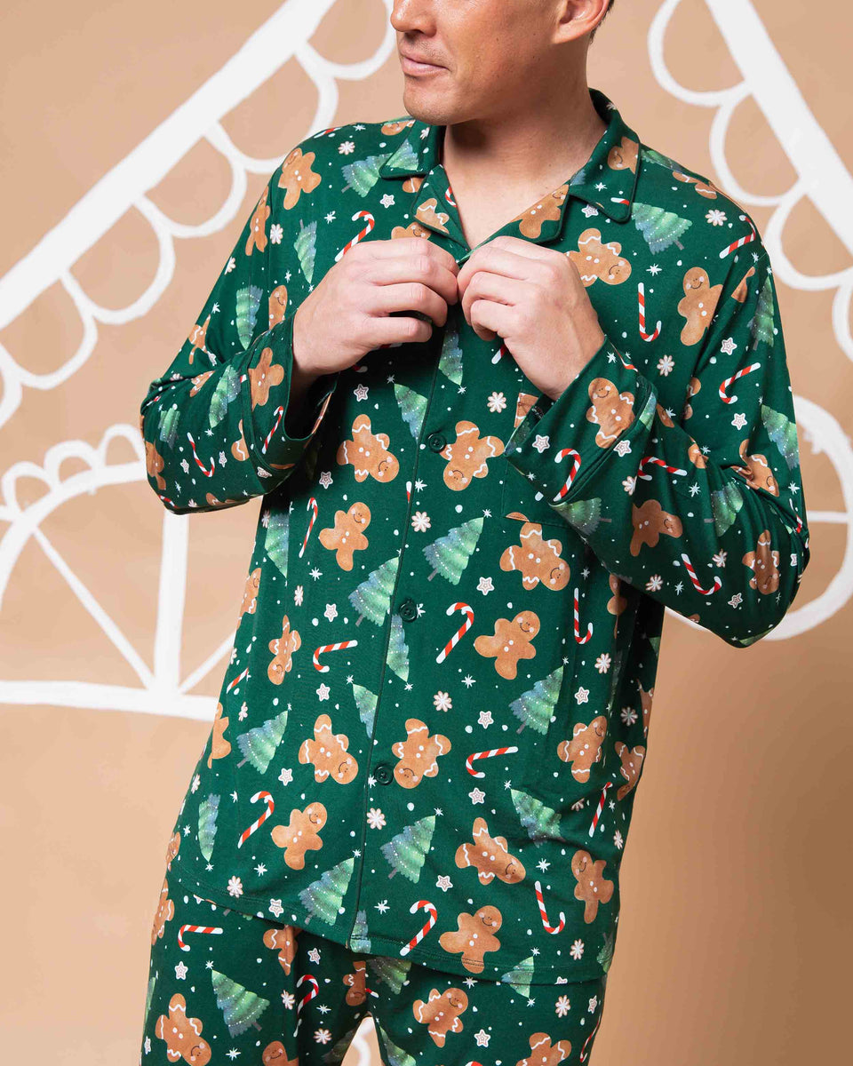 Bake it Happen Men's Collar Shirt & Pants Set