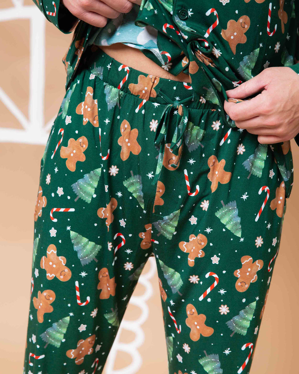 Bake it Happen Men's Collar Shirt & Pants Set