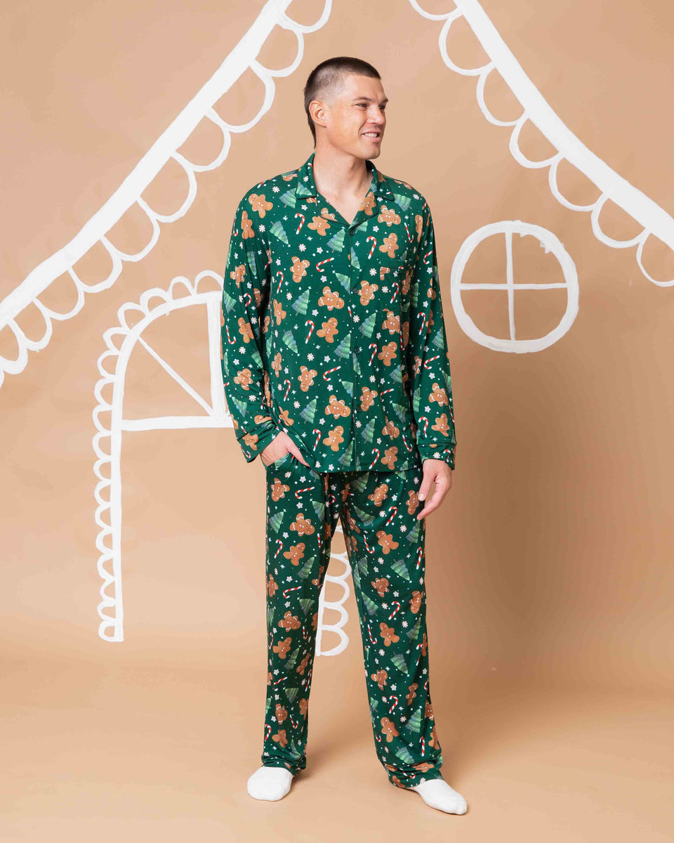 Bake it Happen Men's Collar Shirt & Pants Set