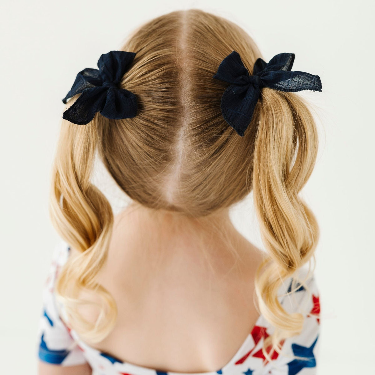Blue Woven Piggy Clip