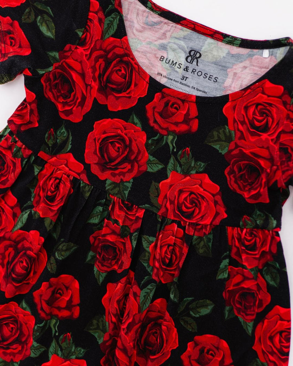 Bums & Roses Top & Shorts Set