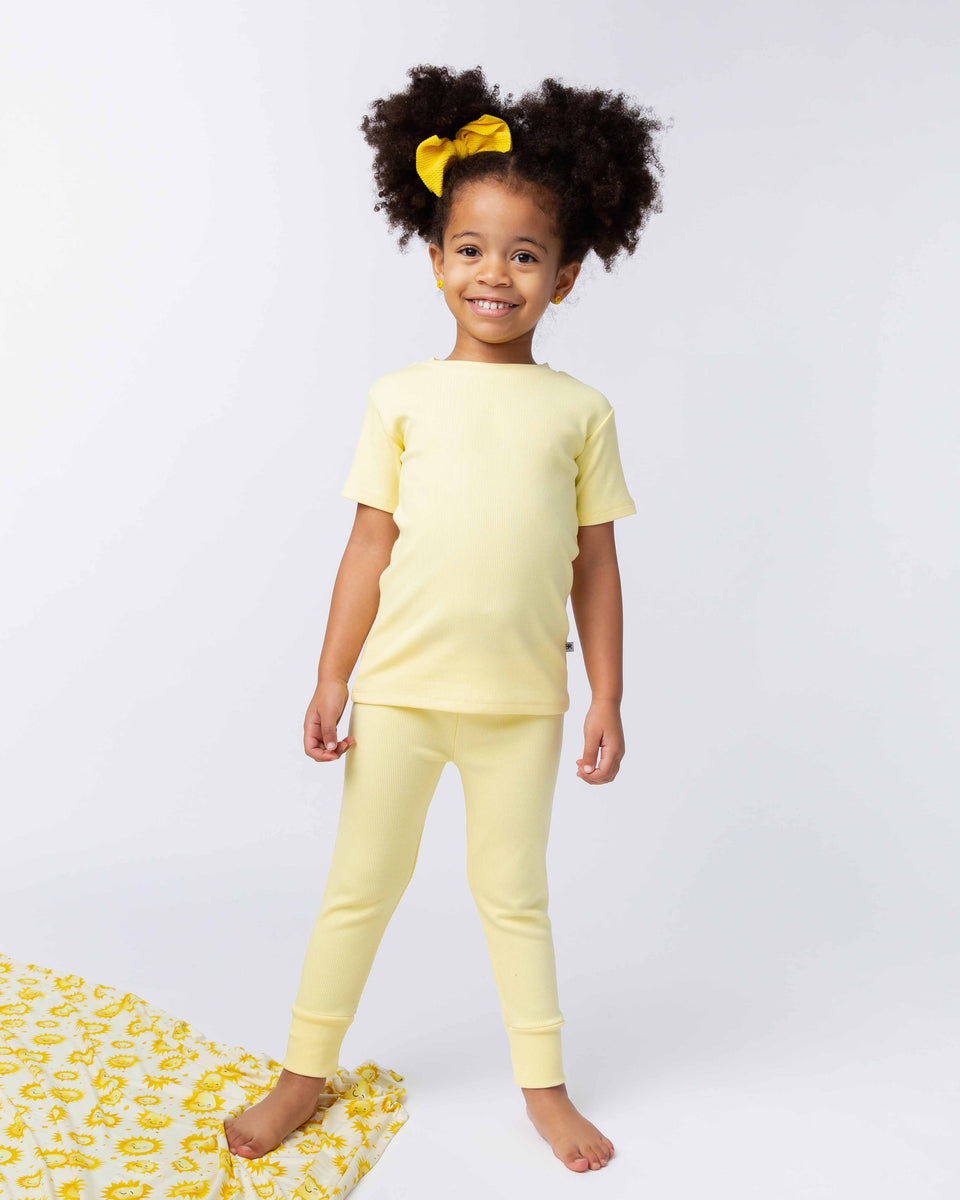Butter Than Ever Ribbed Short Sleeve Pajama Set
