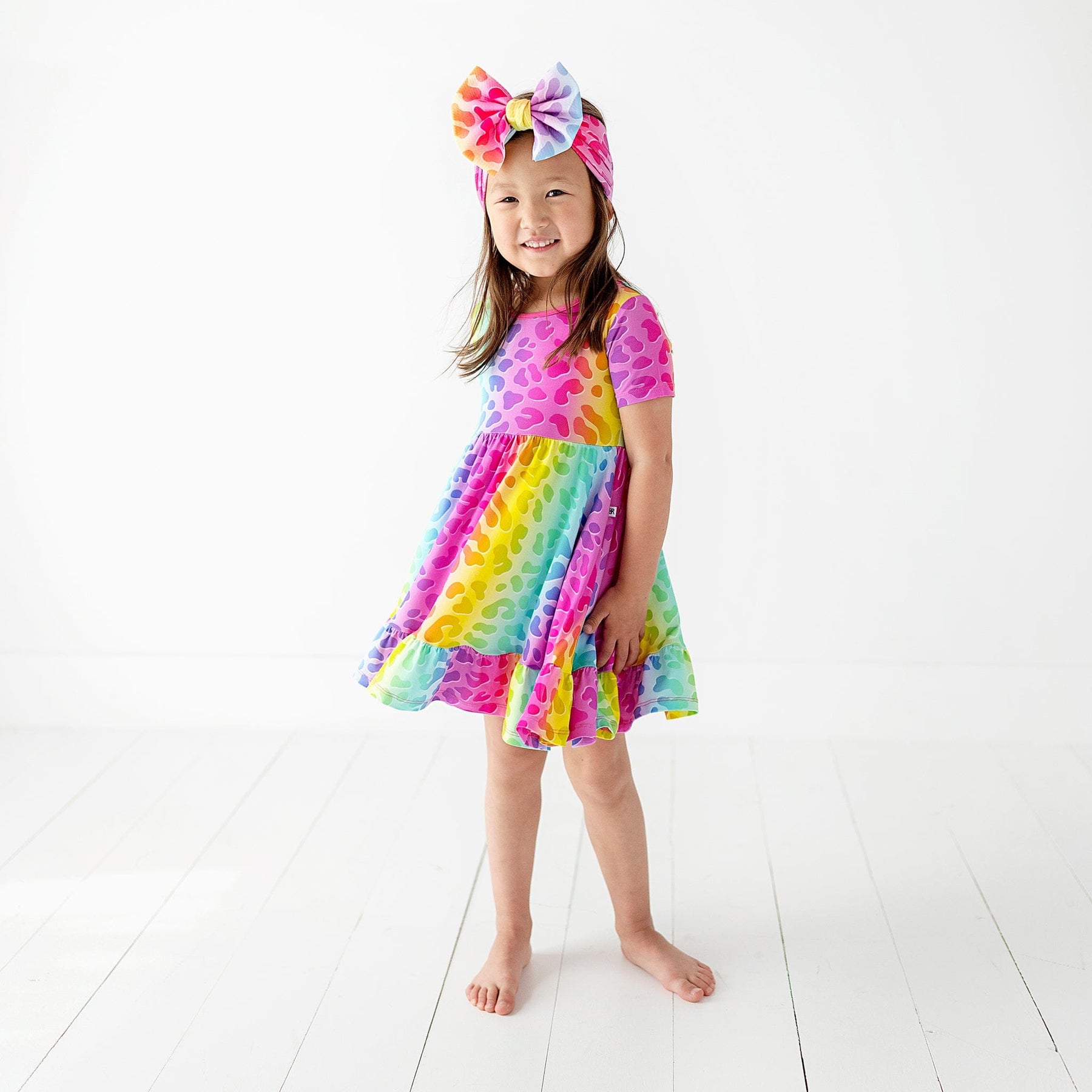 Wild Child Girls Dress & Shorts Set