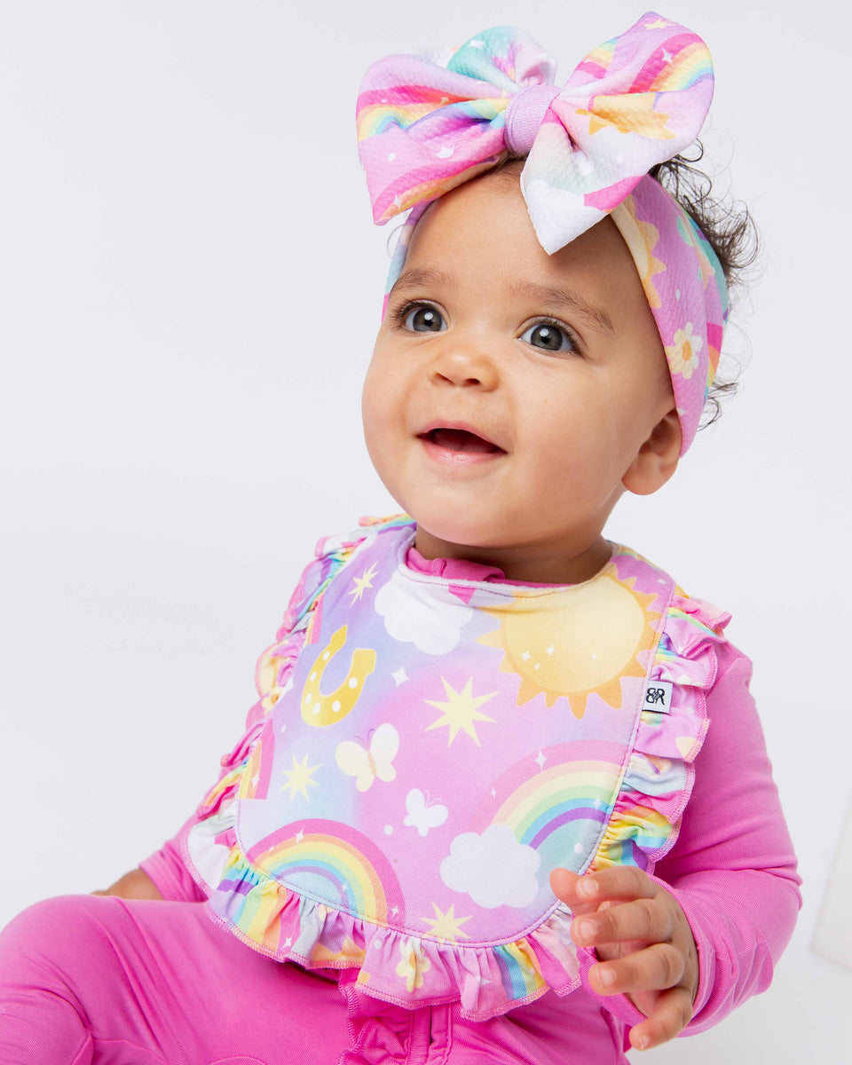 Dream in Color Scalloped Bib