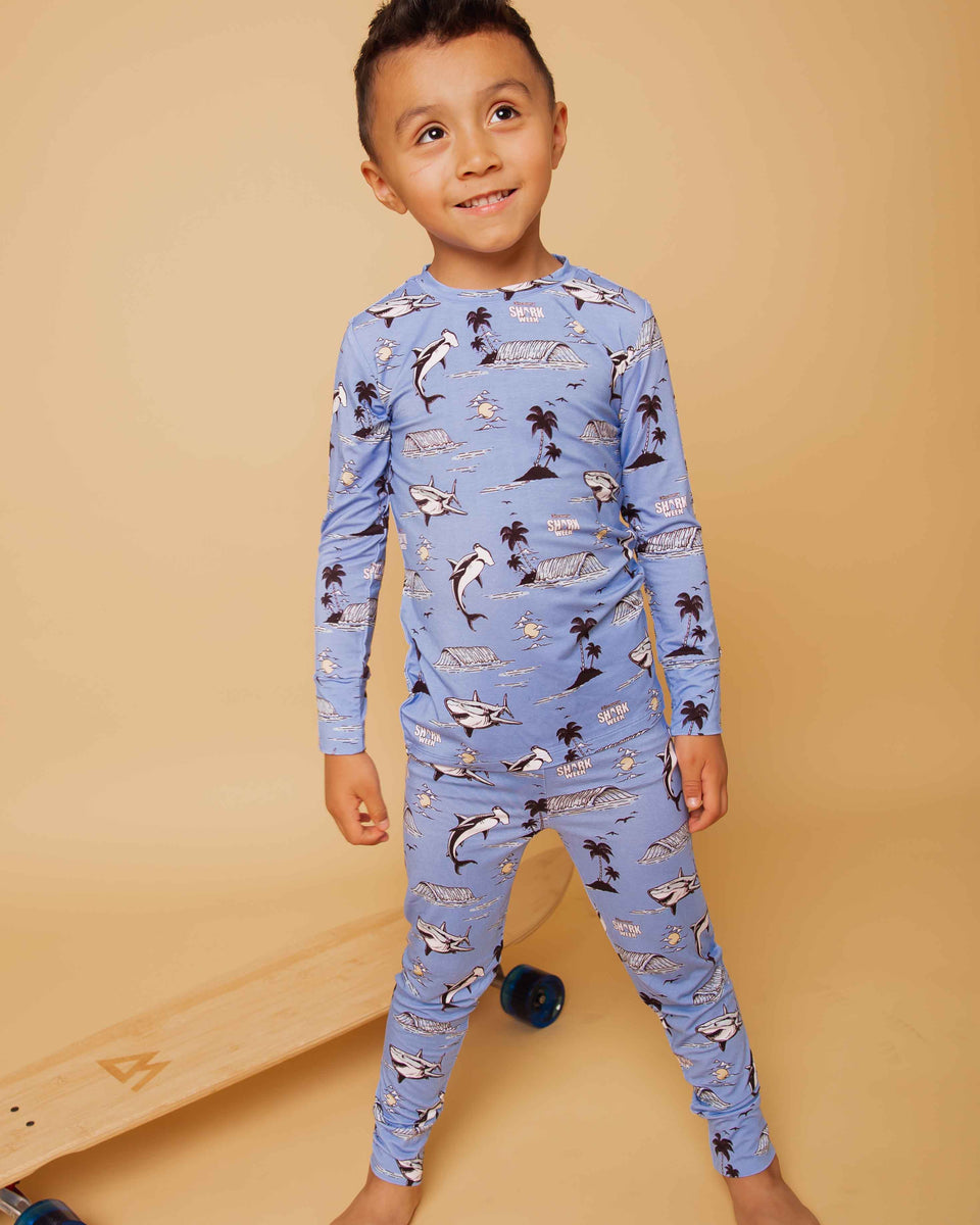Shark Week™ Feelin' Fin-tastic Long Sleeve Pajama Set
