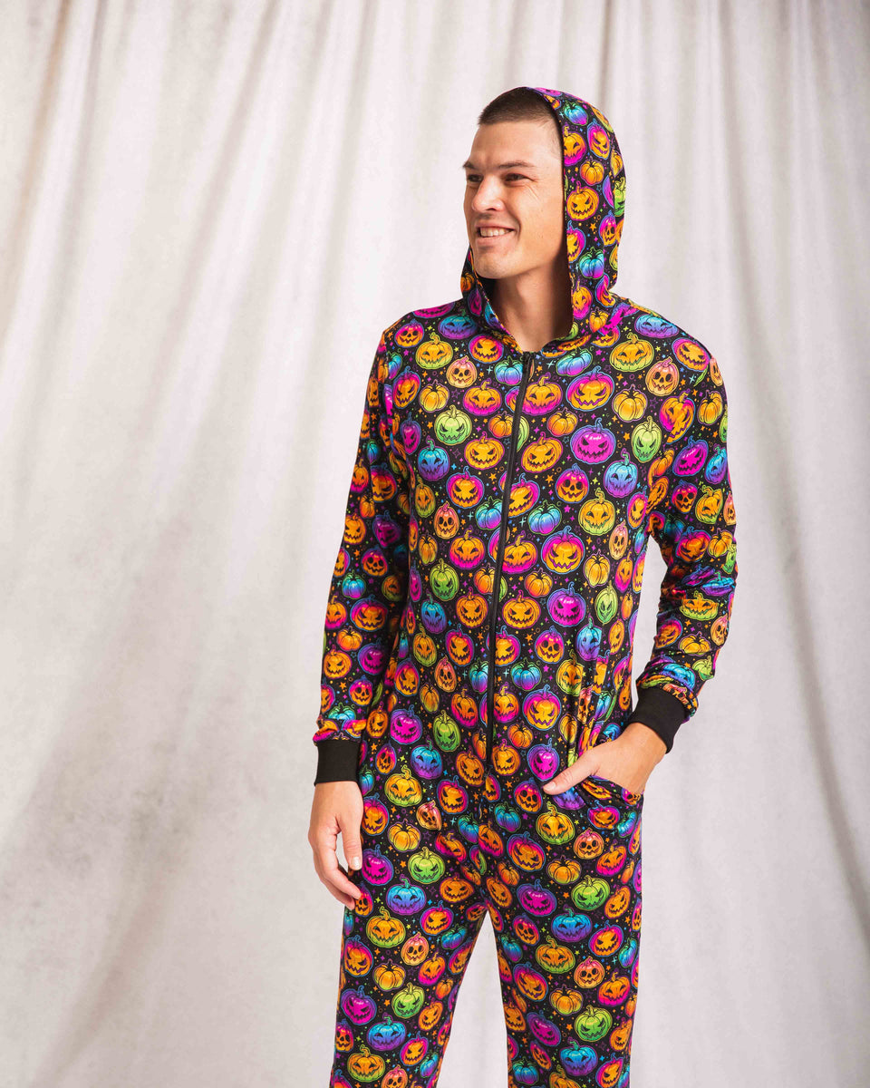 Glow Hard or Glow Home Adult Romper