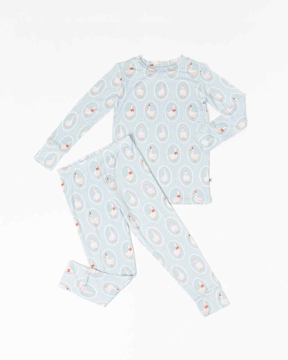 Goose on the Loose Long Sleeve Pajama Set