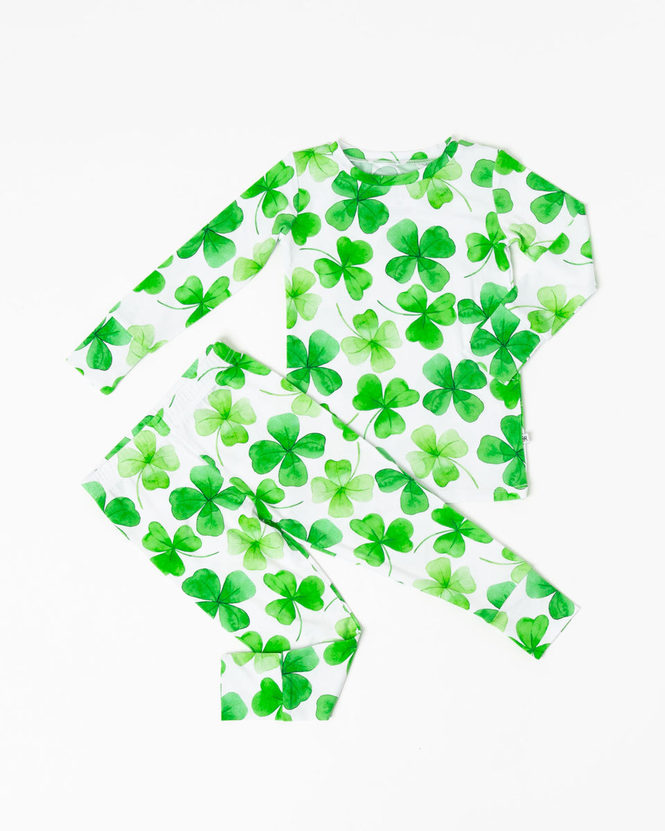 Happy Go Lucky Two-Piece Pajama Set