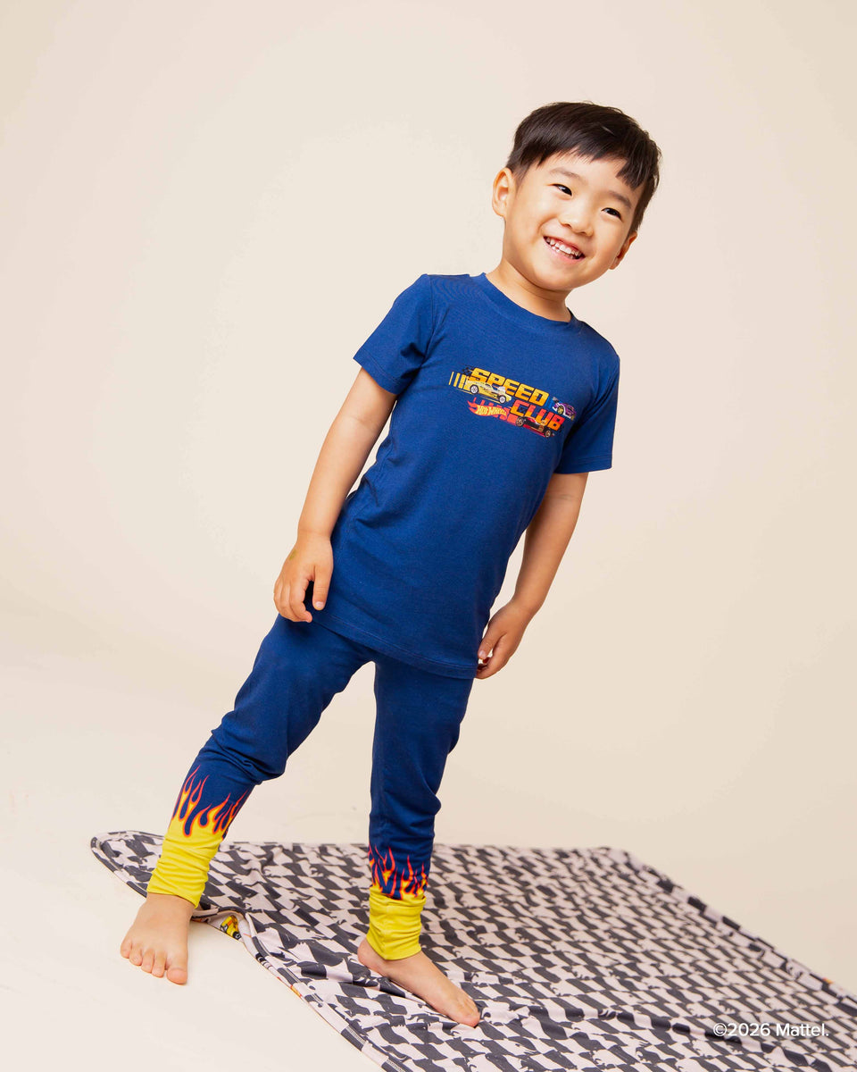 Hot Wheels™ Speed Club Short Sleeve Pajama Set