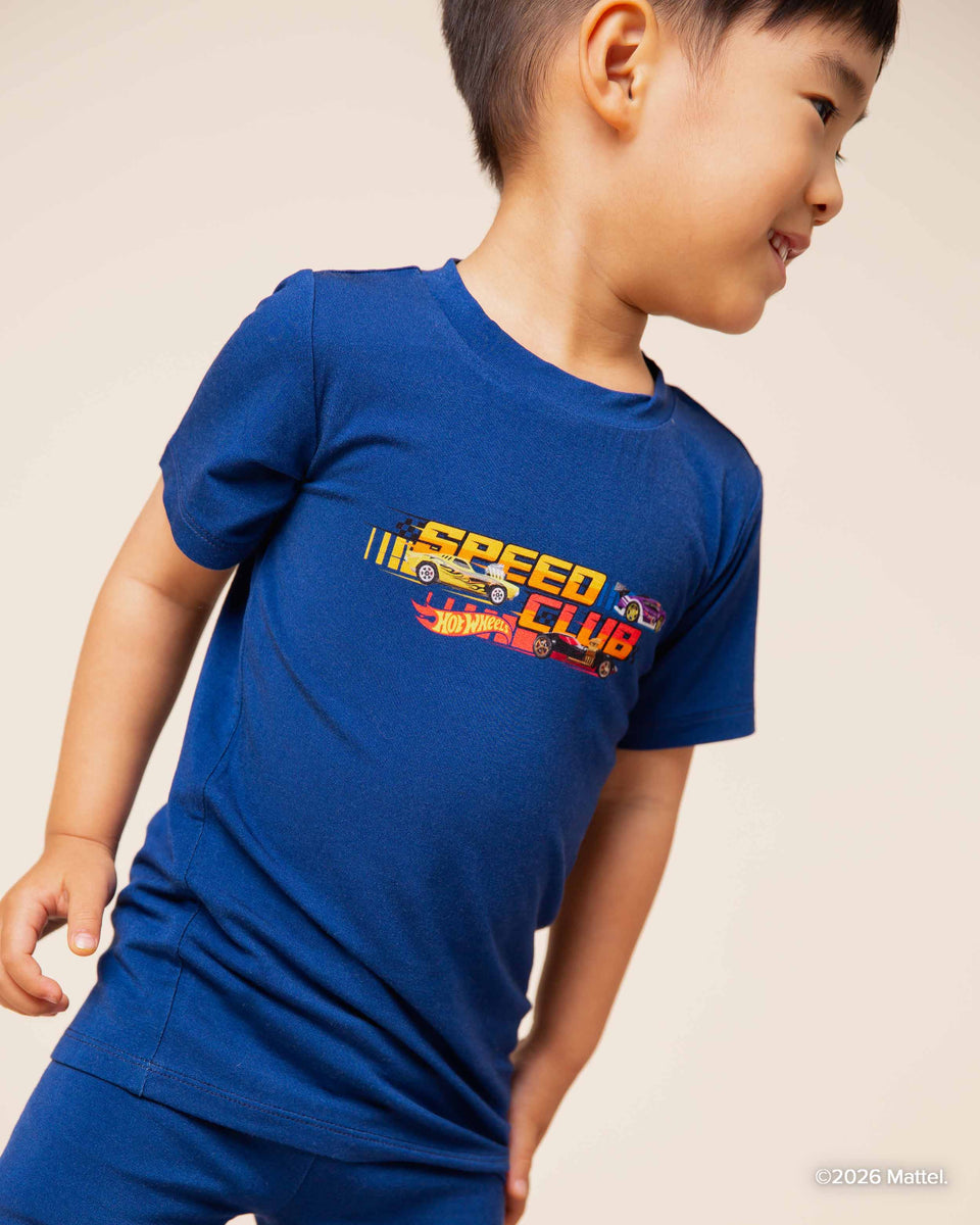 Hot Wheels™ Speed Club Short Sleeve Pajama Set