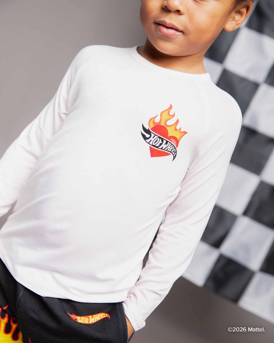 Hot Wheels™ Wheelie Long Sleeve Raglan Shirt