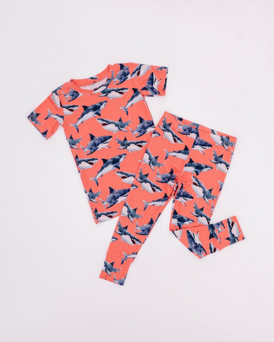 Jaws Dropping Short Sleeve Two-Piece Pajama Set