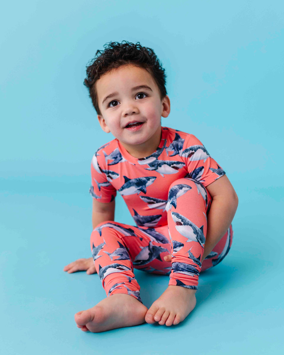 Jaws Dropping Short Sleeve Two-Piece Pajama Set
