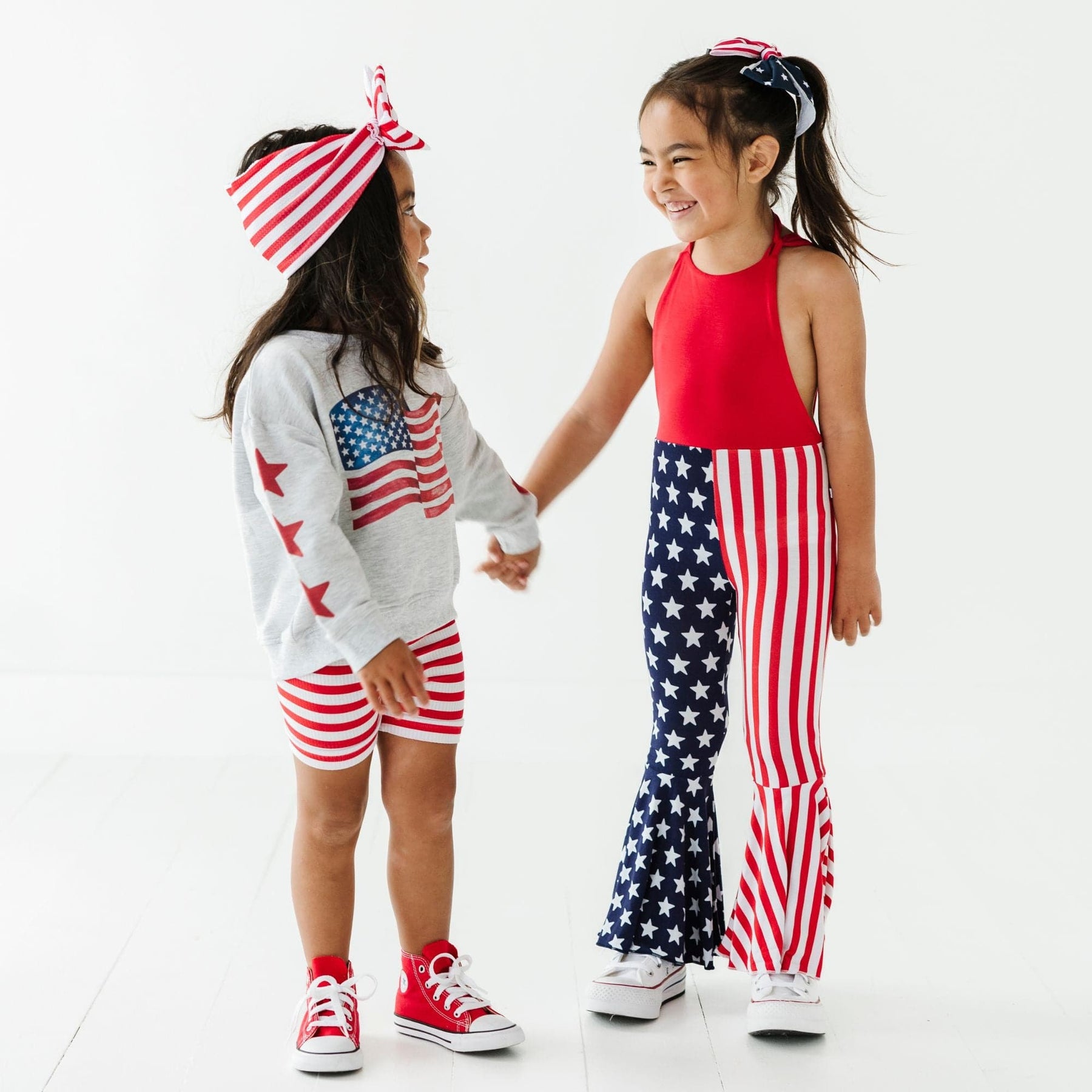 Red Stripe Biggie Bow