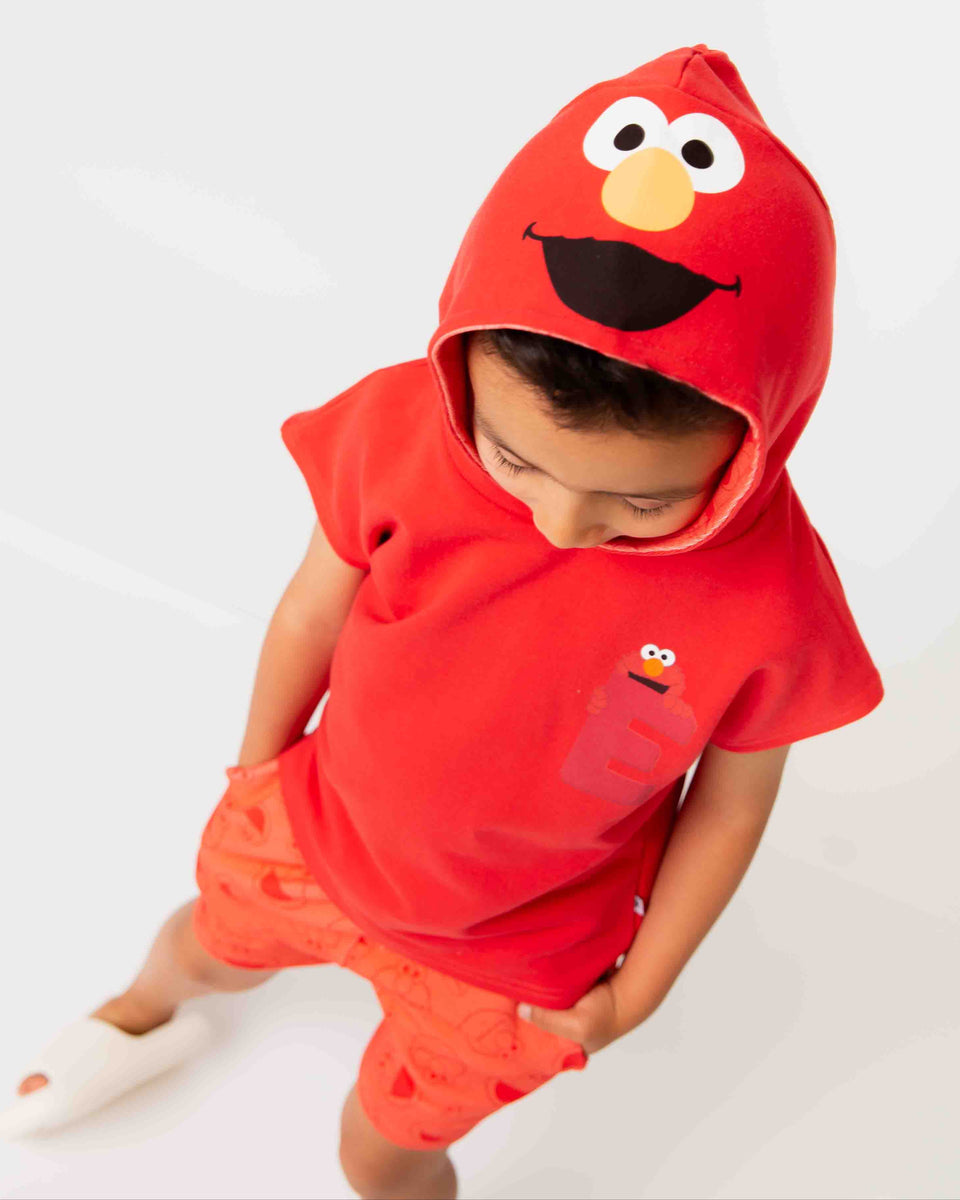 Sesame Street™ E is for Elmo Short Sleeve Hoodie