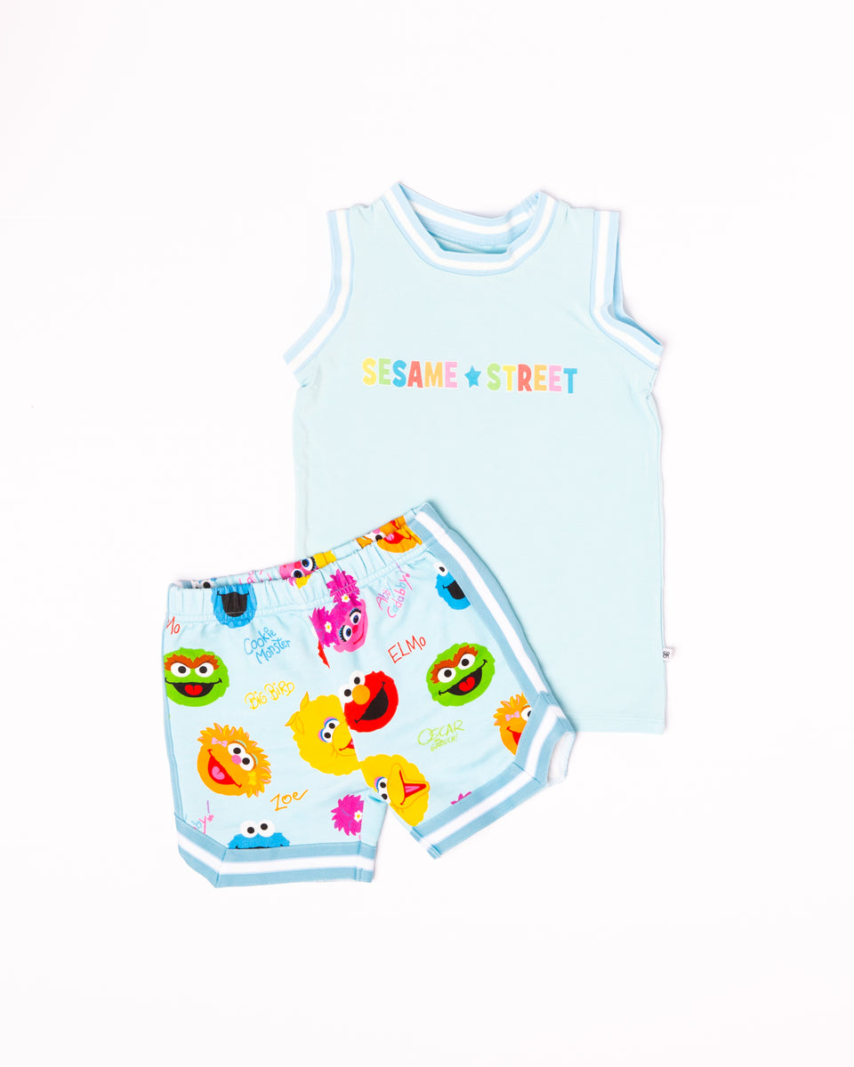 Sesame Street™ Elmo and Friends Jersey Top with Shorts