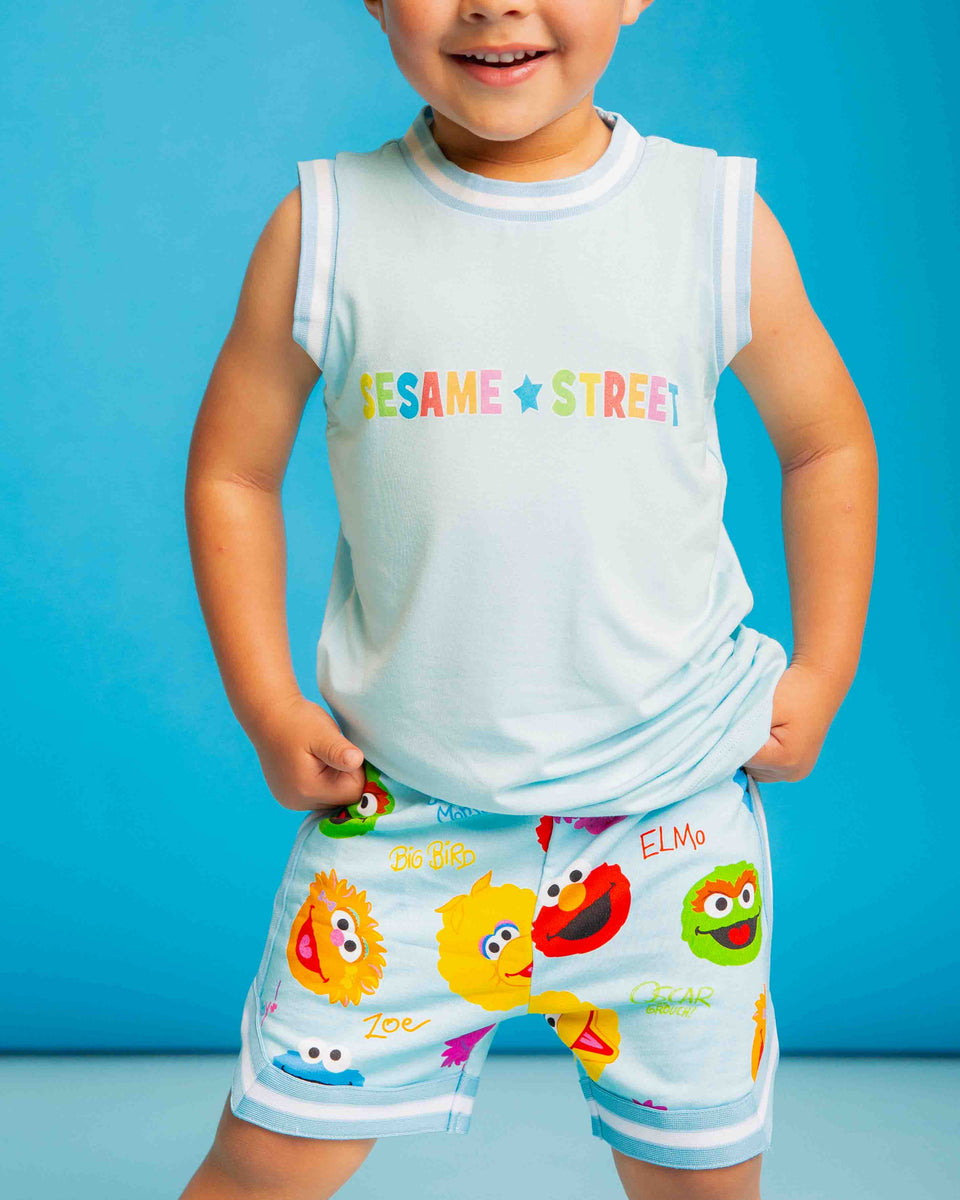 Sesame Street™ Elmo and Friends Jersey Top with Shorts