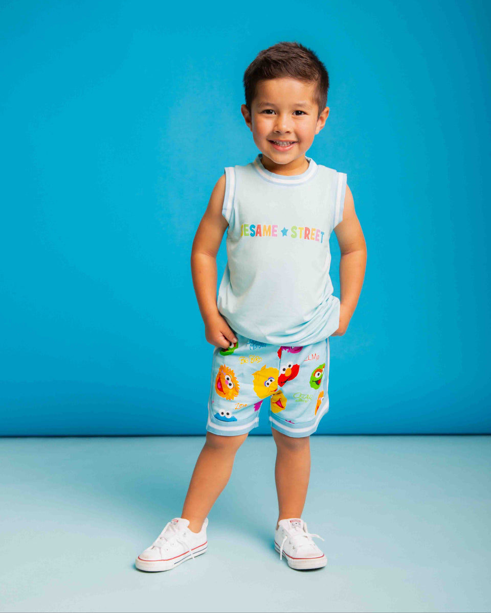 Sesame Street™ Elmo and Friends Jersey Top with Shorts