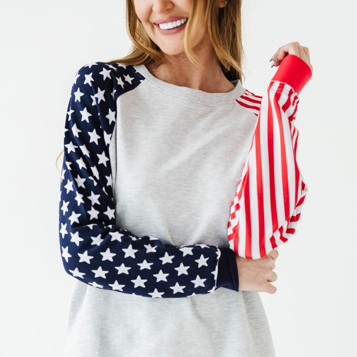 Stars & Stripes Women's Crew Neck Sweatshirt