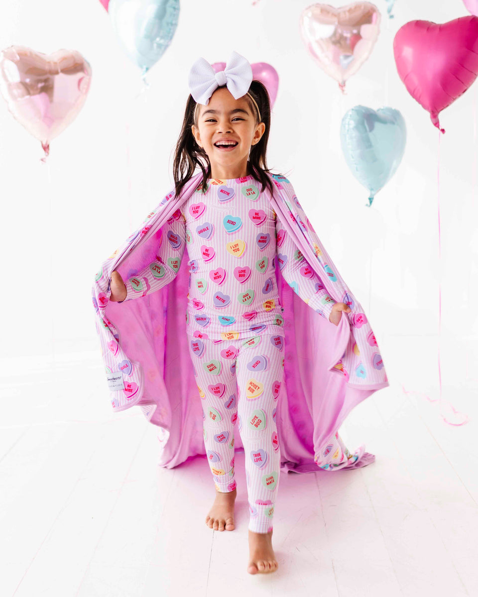 Sweethearts® Pink Stripe Bum Bum Blanket