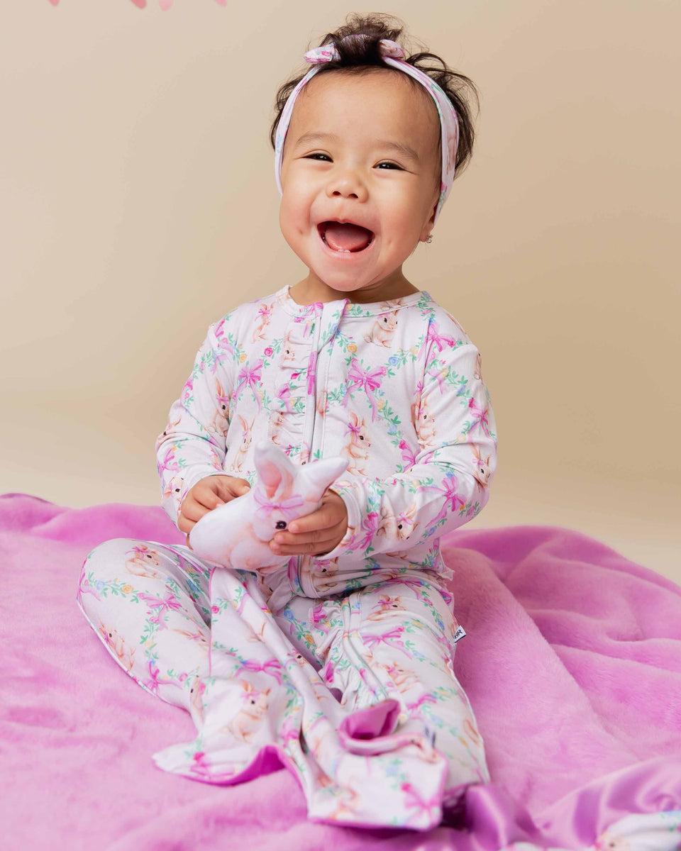 Too Fluffin Cute Ruffle Footie
