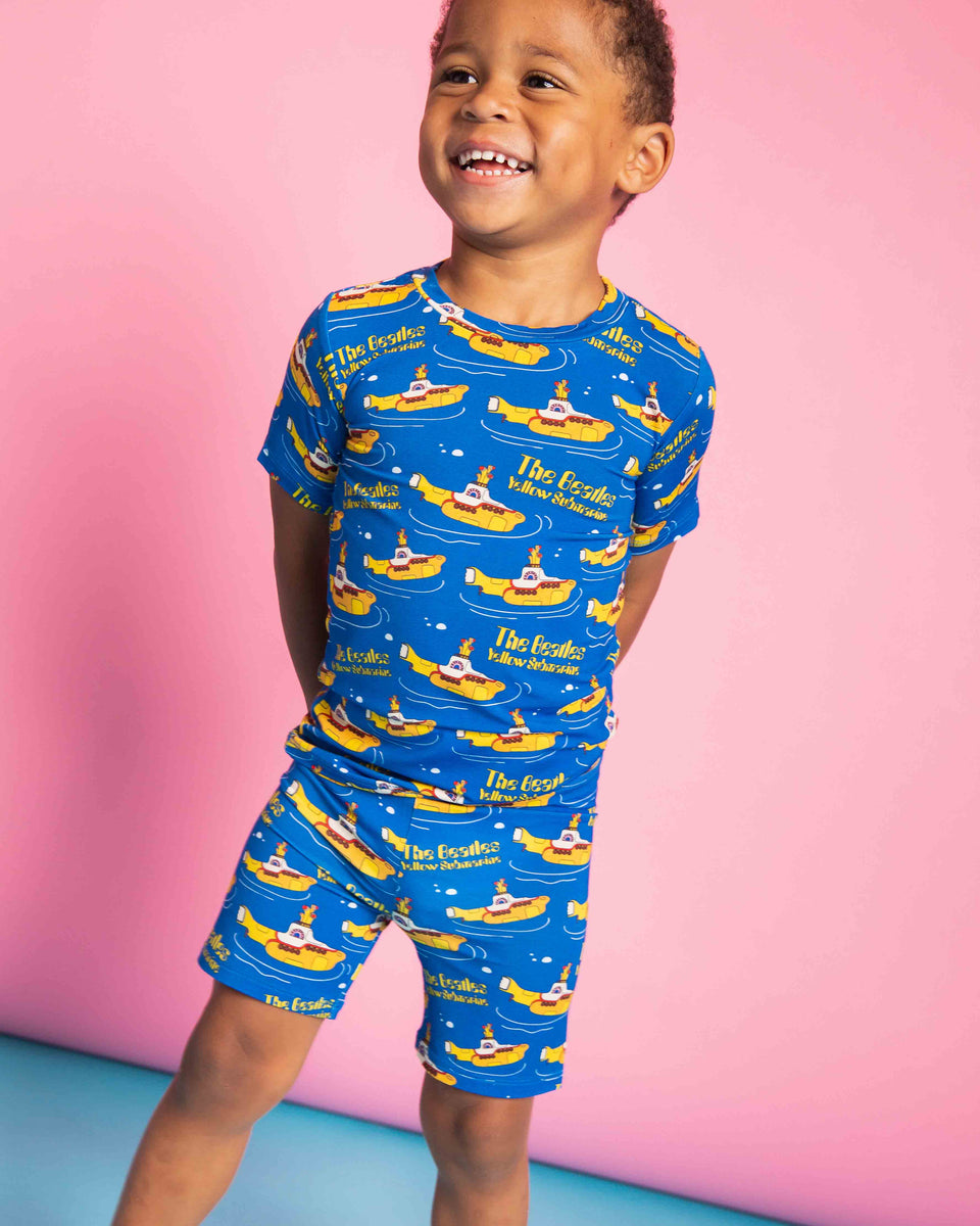Yellow Submarine™ Short Sleeve Pajama Shorts Set