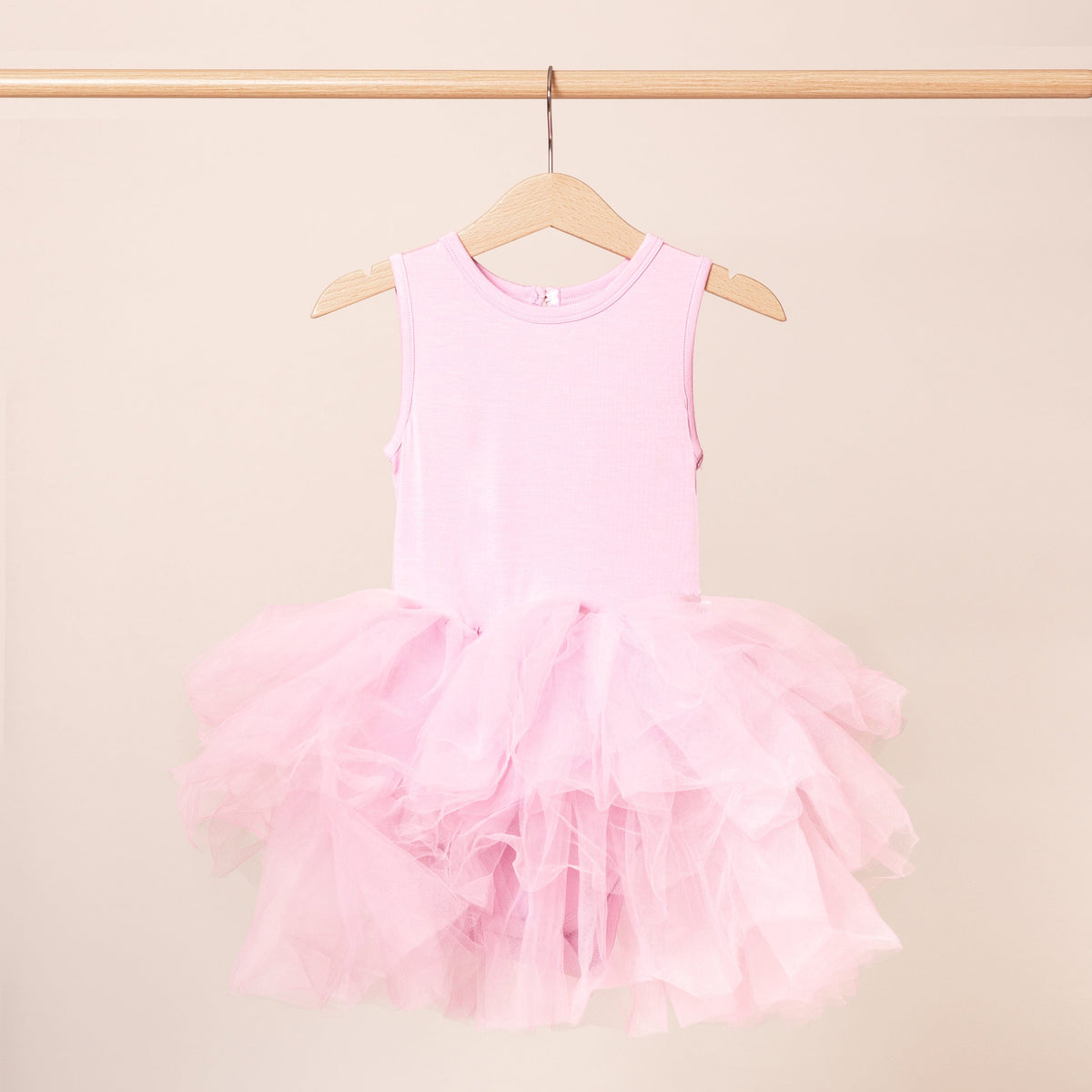Ballet Pink Tulle Tutu Dress - Tank Top
